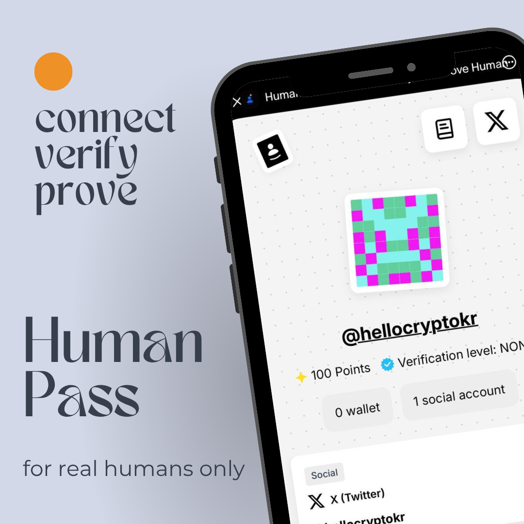 Human Pass: Connect & Verify - Human Pass: Connect, Verify, and Prove
