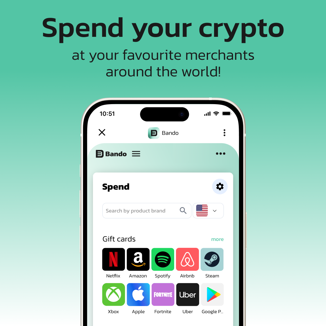Bando - Buy giftcards, esims, airtime, and more