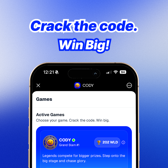 CODY - Crack the code. Win WLD!